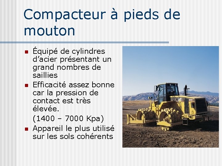 Compactage en surface Mthode de stabilisation la plus