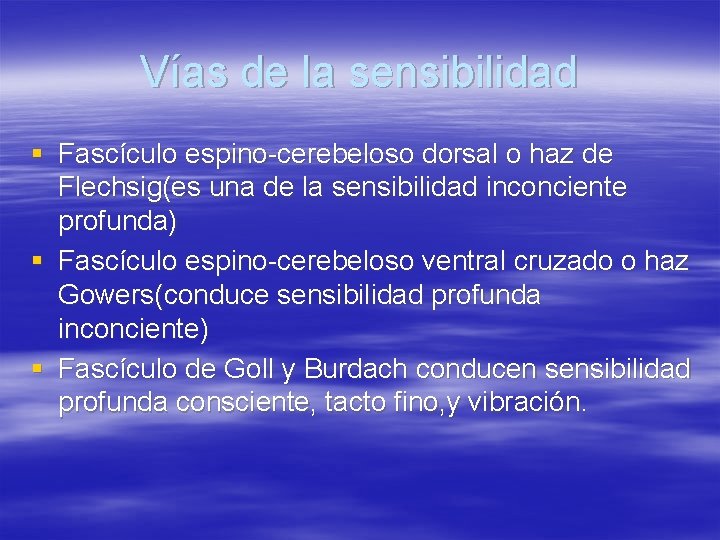 Sensibilidad Sensibilidad Es una de las funciones mas