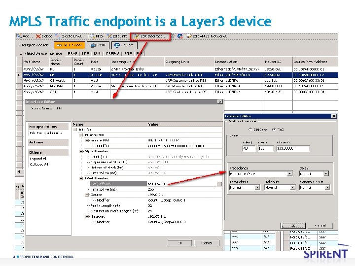 Setting the MPLS EXP bits Spirent Test Center