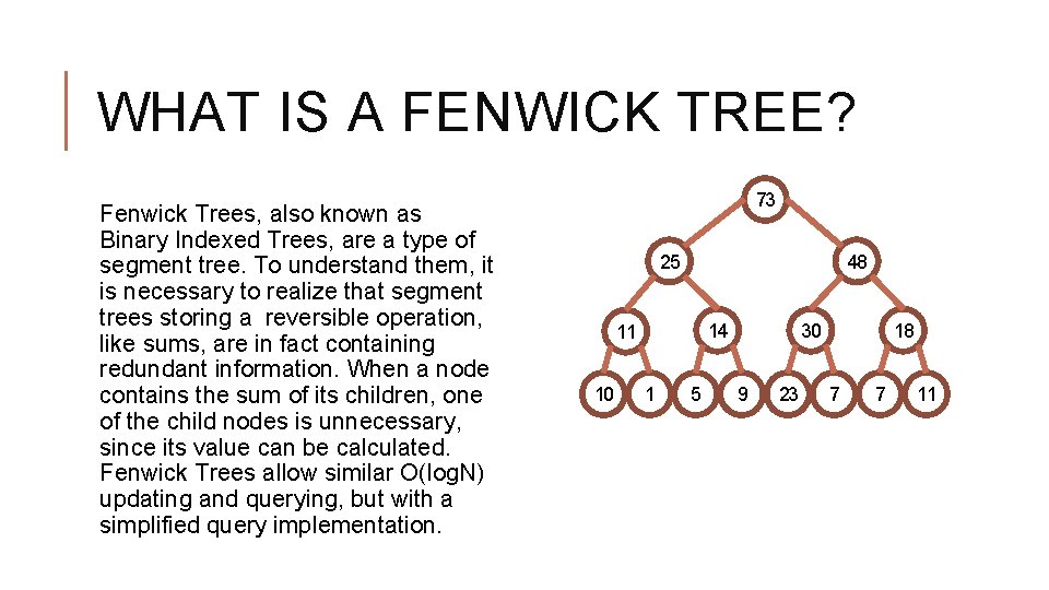 SEGMENT TREES RELATED TOPICS Tian Cilliers Training Camp