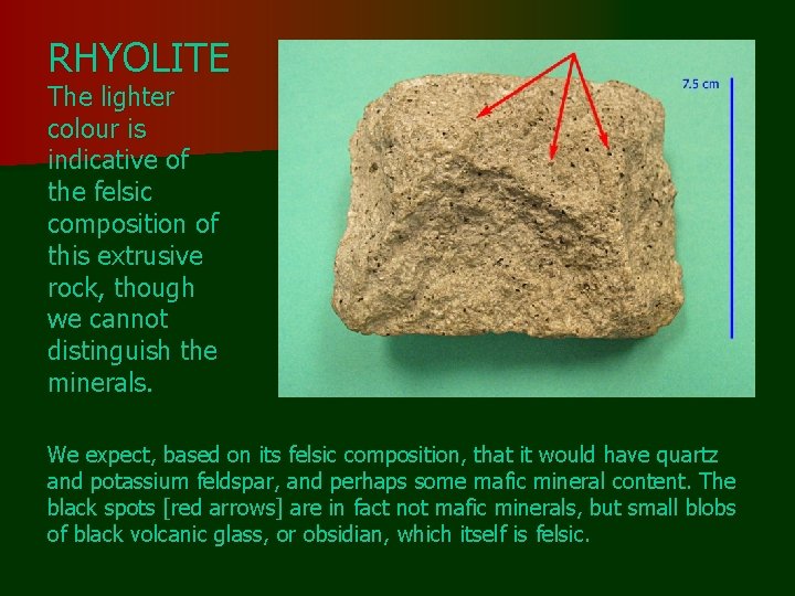 IGNEOUS ROCK CLASSIFICATION Prepared by Dr F Clark