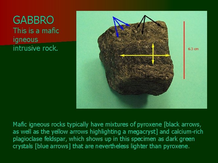 IGNEOUS ROCK CLASSIFICATION Prepared by Dr F Clark