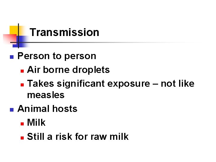 Human to Human Transmission of Infectious Diseases Basics