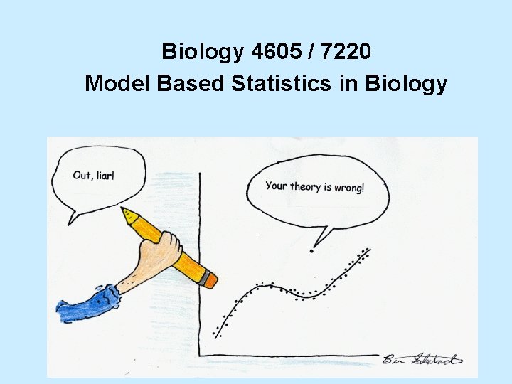 Biology 4605 7220 Model Based Statistics in Biology
