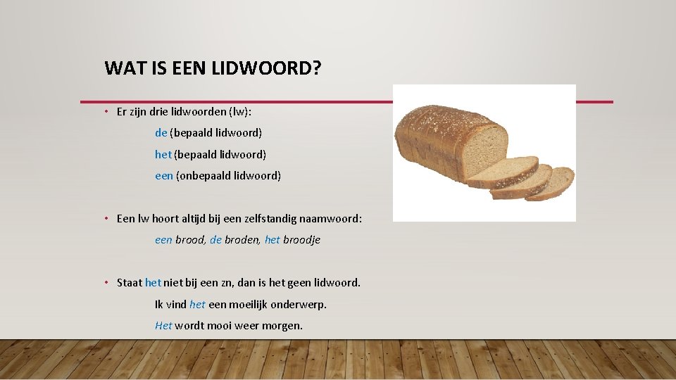 GRAMMATICA WOORDSOORTEN 2 VWO PERIODE 2 A WAT