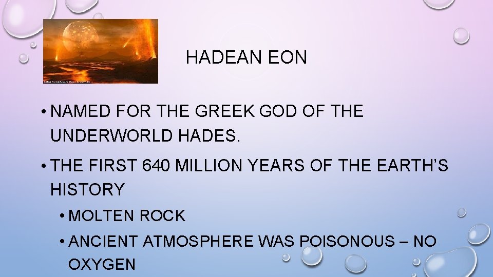 GEOLOGIC TIME FLIP CHART RUBRIC POINTS AND EXPECTATIONS
