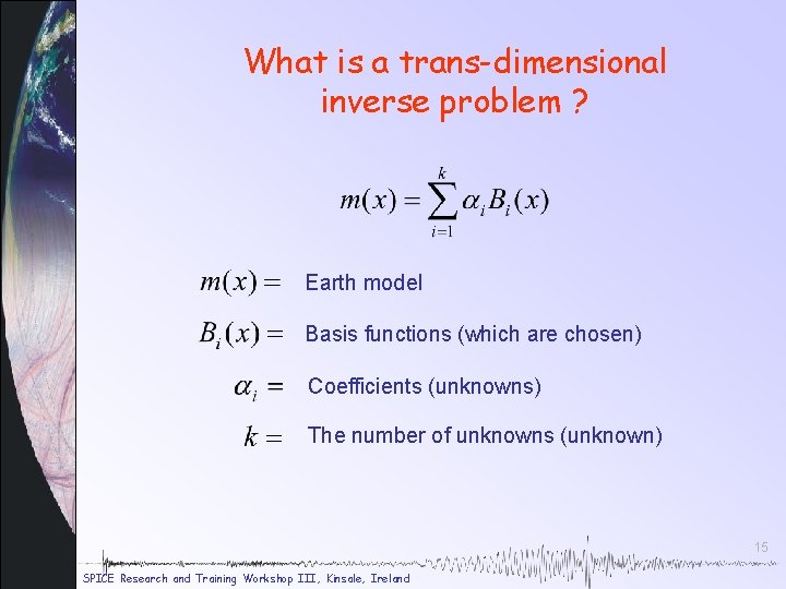 Transdimensional inverse problems model comparison and the evidence