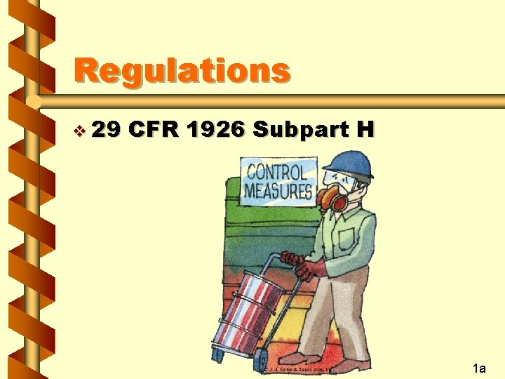 Materials handling storage use and disposal for construction