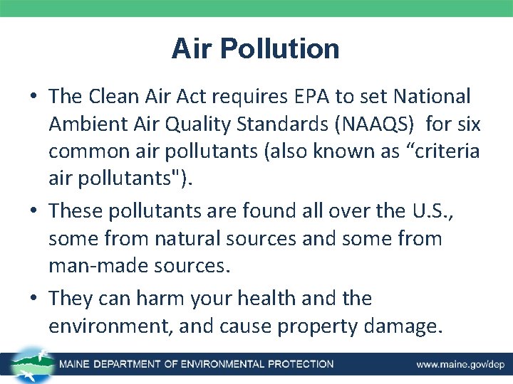 Health Effects of Air Pollution Education Curriculum High
