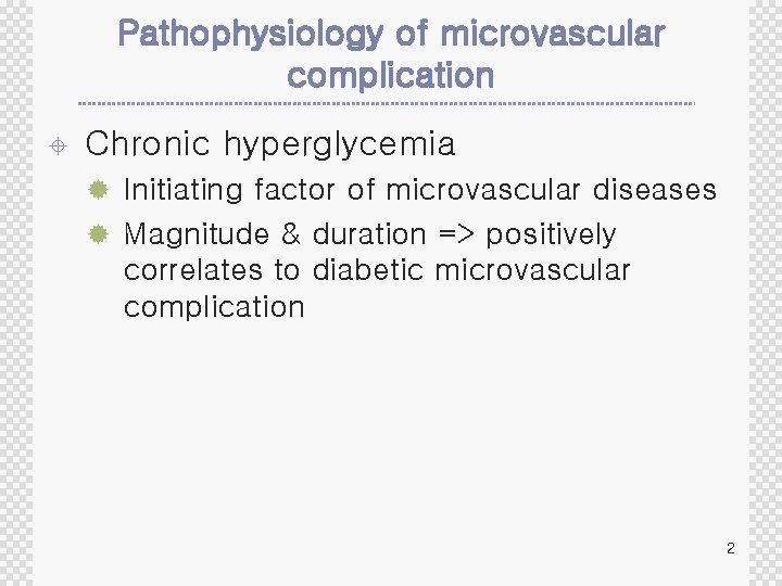 Biochemistry and molecular cell biology of diabetic complications