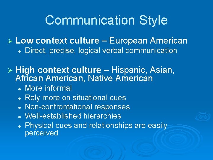 Communication Across Cultures Marian H Jarrett Ed D