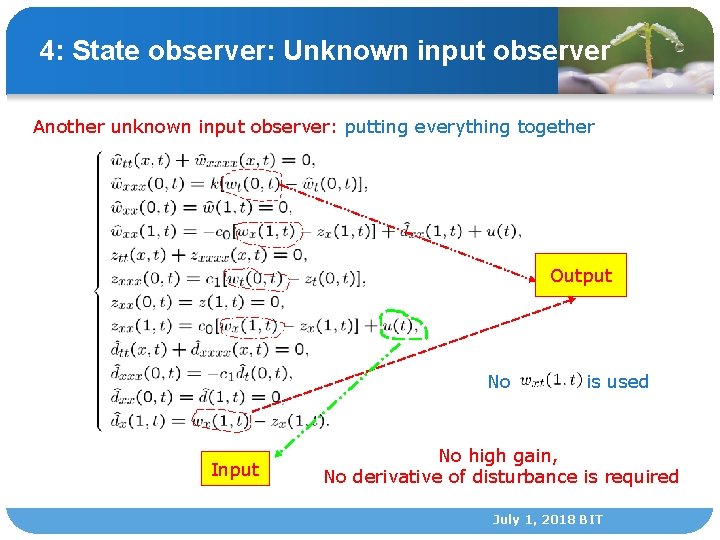 Active Disturbance Rejection Control to Uncertain EulerBernoulli Beam