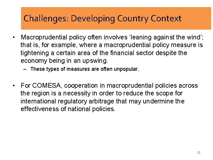 Part 2 Creating a Comprehensive Macroprudential Policy Framework