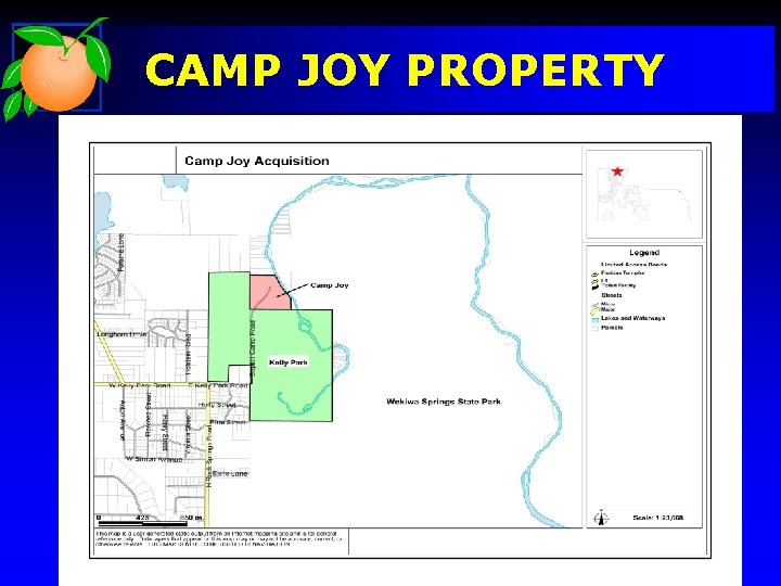 CAMP JOY PROPERTY ACQUISITION Parks and Recreation Division