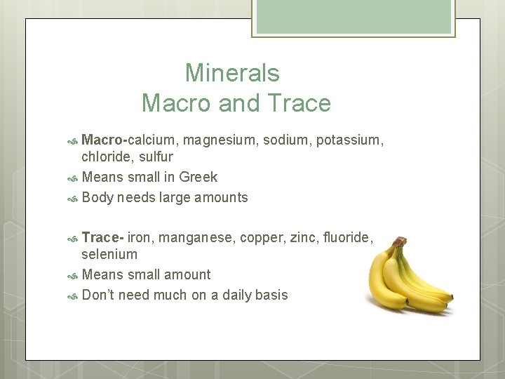 Nutrition Jansen Crossley and Logan Militzer Computers 8