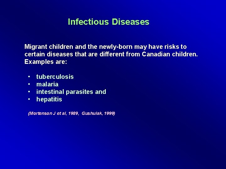 The Relationship Between Migration and Health Professor Basanti