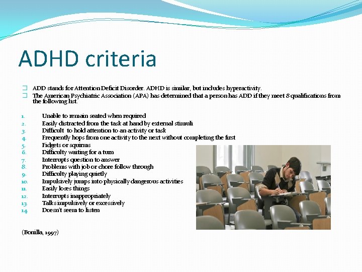 ADHD and Inclusion By Carly Schwarmann EDSP 6644