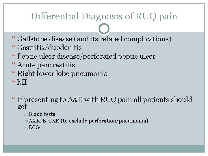 Biliary Tract Intra hepatic ducts Exta hepatic ducts
