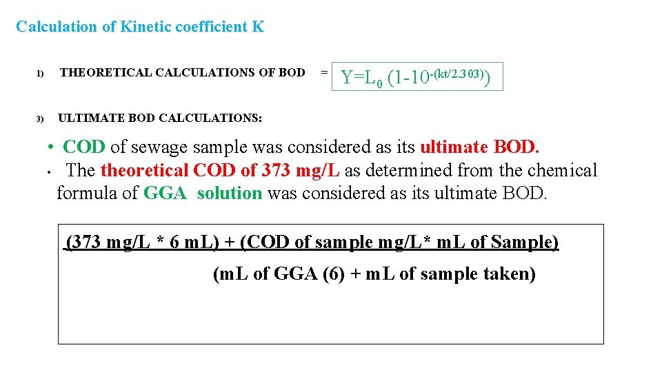 Kinetics of biodegradation of sewage due to addition