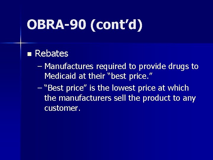 Chapter 6 Federal Regulation of Pharmacy Practice Objectives