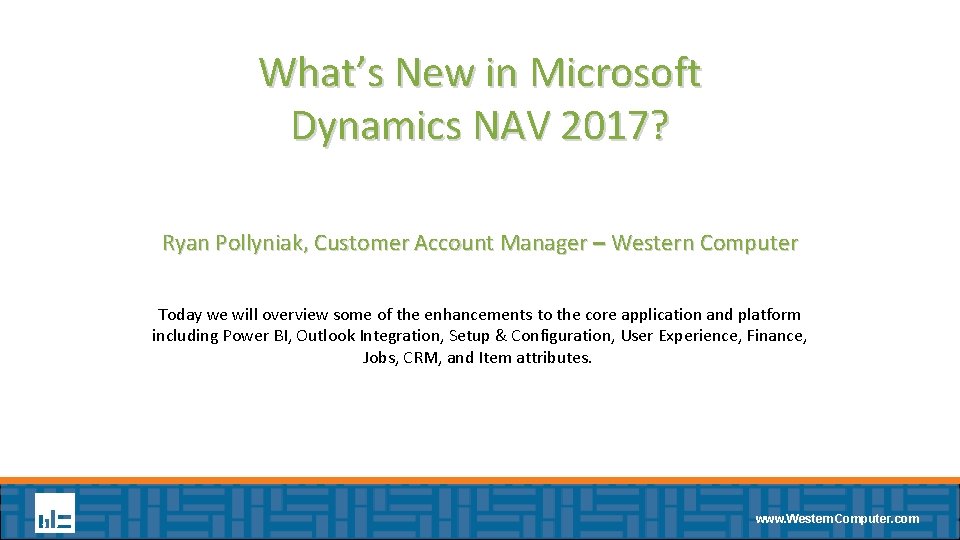 Whats New in Microsoft Dynamics NAV 2017 www