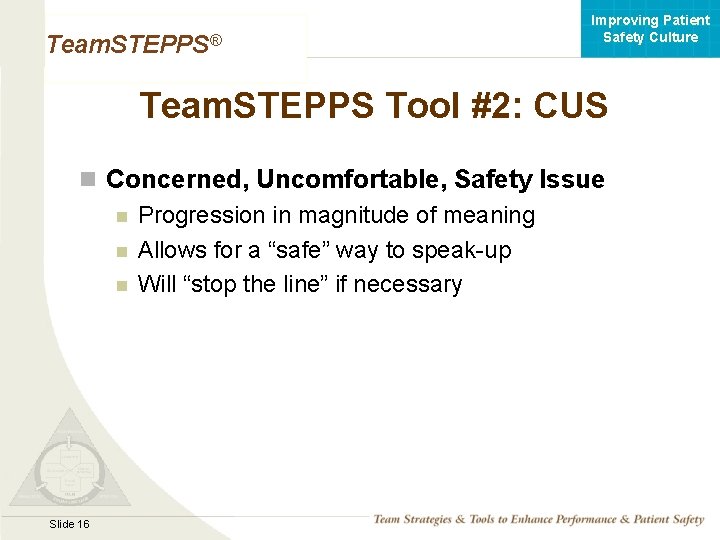 Improving Patient Safety Culture to Provide Safer Care