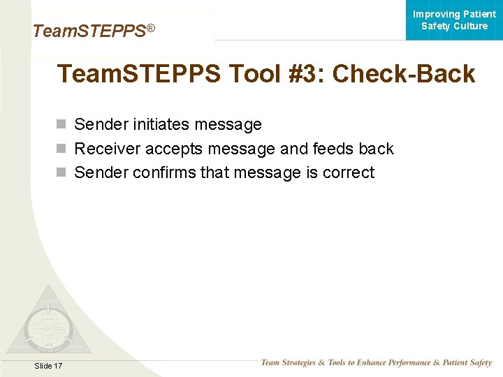 Improving Patient Safety Culture to Provide Safer Care