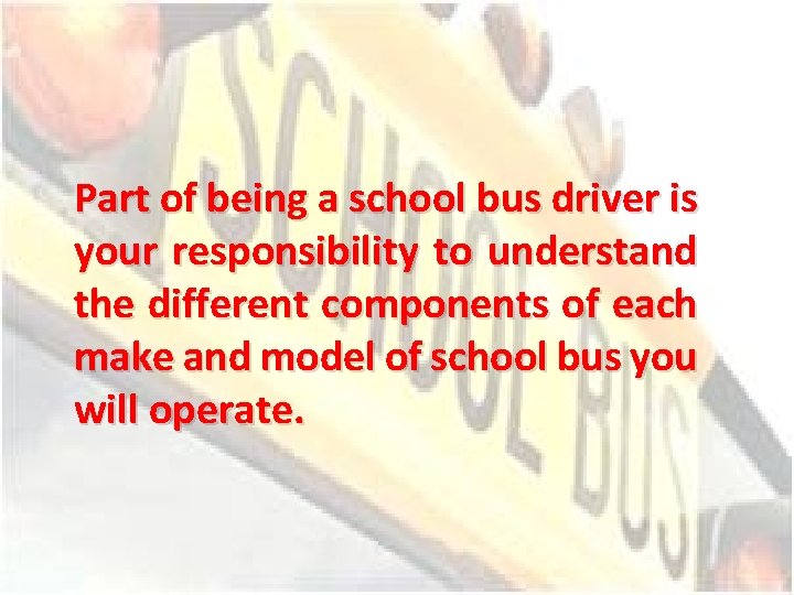 Manitoba School Bus PreTrip Inspection A Power Point