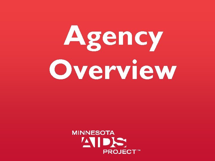 Agency Overview Mission and Vision Statements Mission To