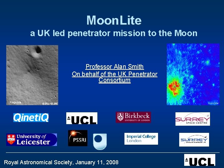 Moon Lite a UK led penetrator mission to
