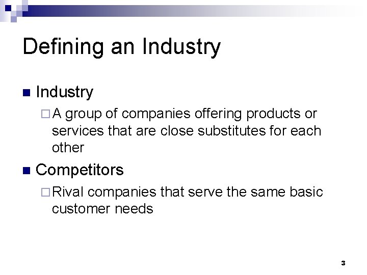 2 External Analysis The Identification of Industry Opportunities