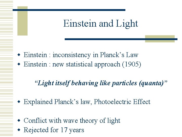 Einstein 1905 and the birth of modern physics