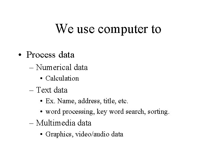 ISYS 263 Introduction to Information Systems David Chao
