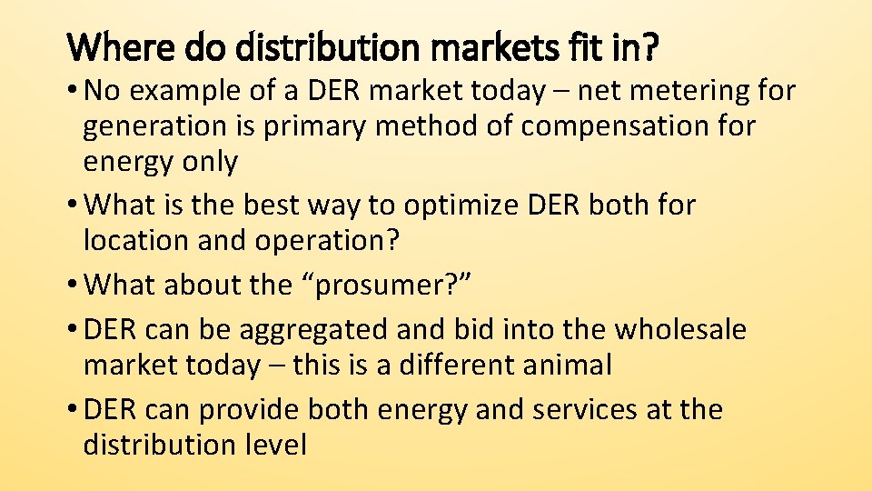 What are distribution markets and how can CCAs