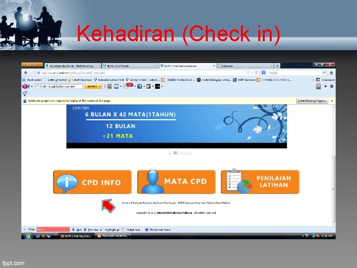 TAKLIMAT PANDUAN PENGGUNA SISTEM CPD KEMASKINI 6 MAC
