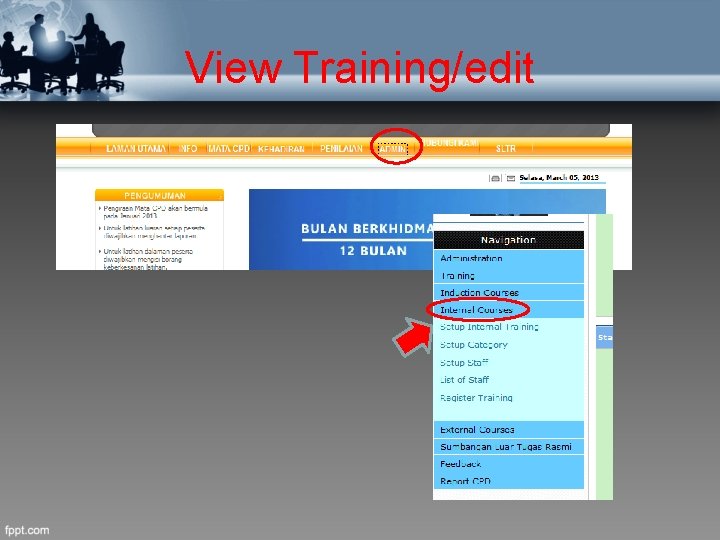 TAKLIMAT PANDUAN PENGGUNA SISTEM CPD KEMASKINI 6 MAC