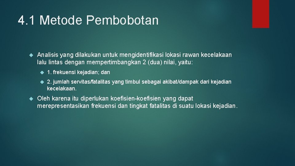 MODUL DATA KECELAKAAN LALU LINTAS KEMENTERIAN PEKERJAAN UMUM