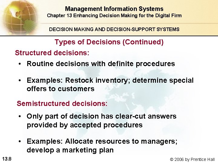 Chapter 13 Enhancing Decision Making for the Digital