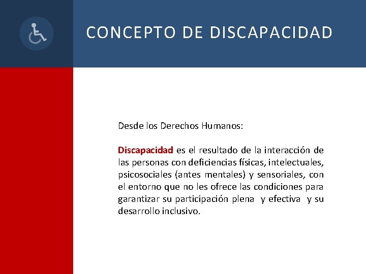 DISCAPACIDAD Un asunto de Derechos Humanos Licda Ericka