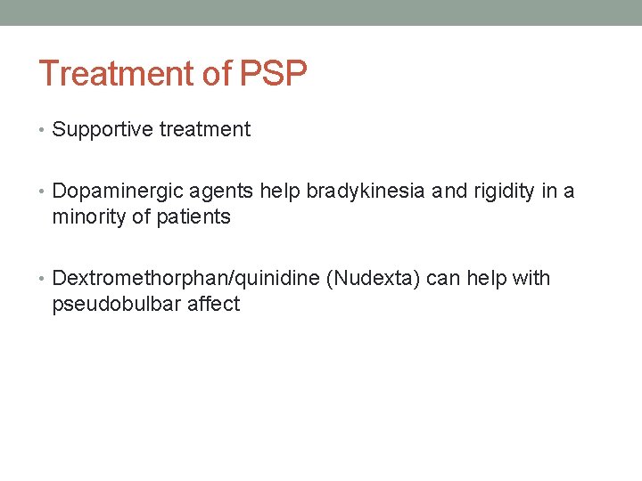 ATYPICAL PARKINSONIAN SYNDROMES Cardinal Features of Parkinsonism Tremor