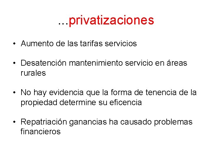 Los Programas de Ajuste Estructural PAE 1 Definiciones