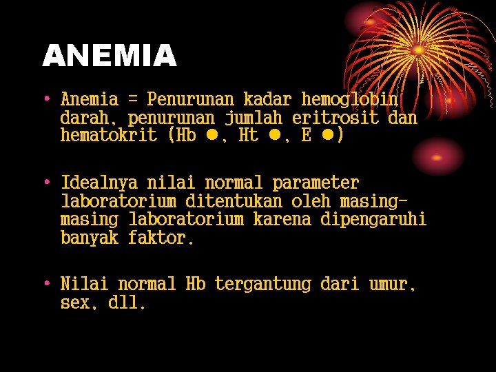 PEMERIKSAAN LABORATORIUM PADA ANEMIA DEFISIENSI Prof Dr Rismawati
