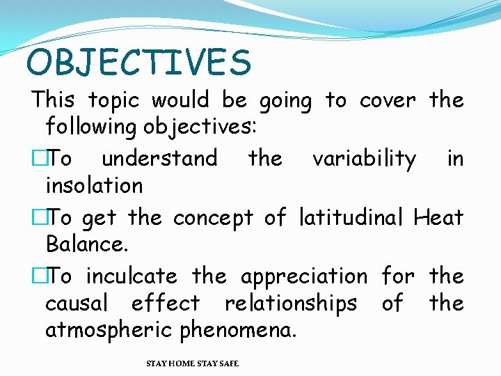TOPIC LATITUDINAL HEAT BALANCE lesson plan 02 PAPER