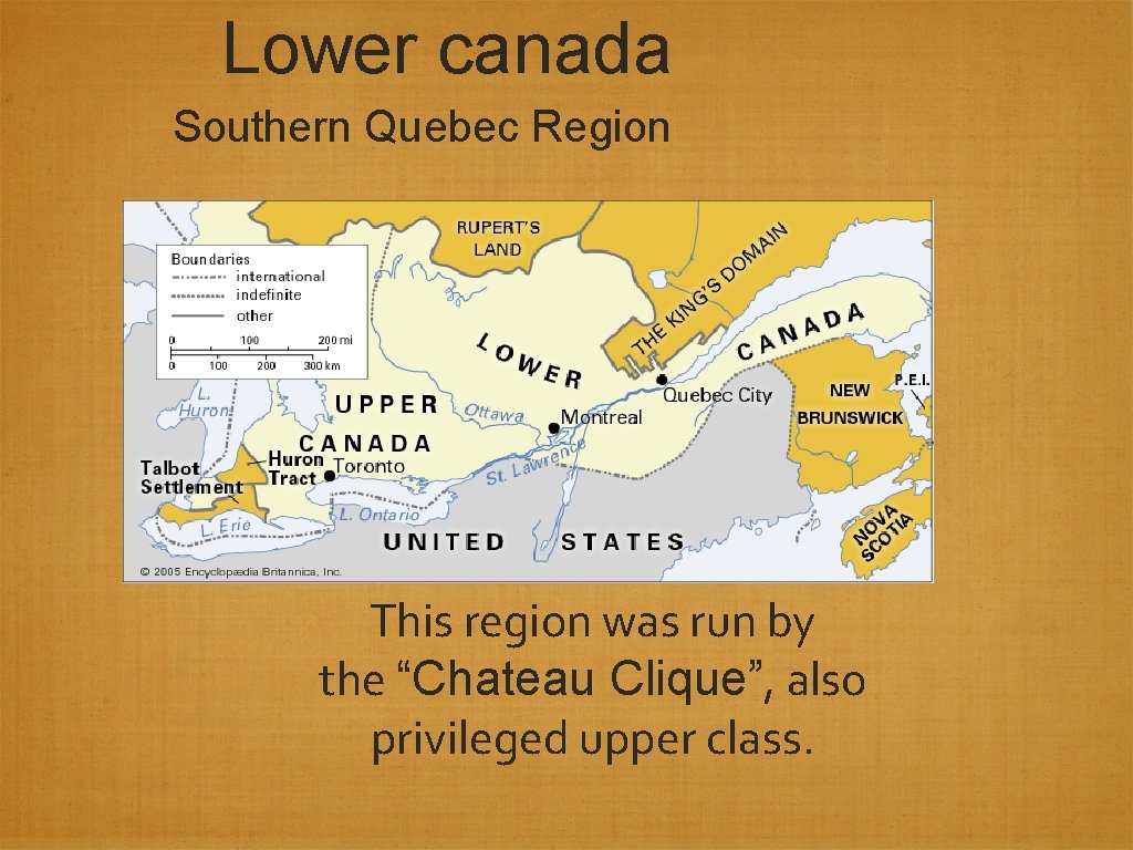 The Canadas the Rebellions Chapter 1 Horizons Ms