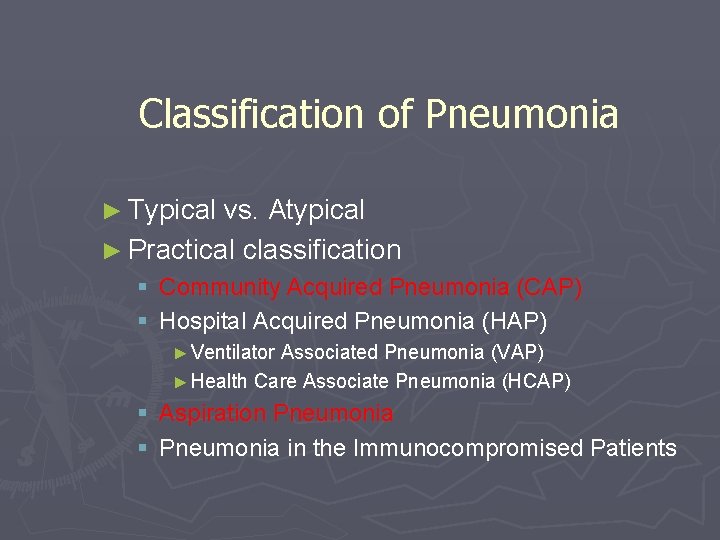 Pneumonia Aming ChorMing Lin Pneumonia Inflammation or infection