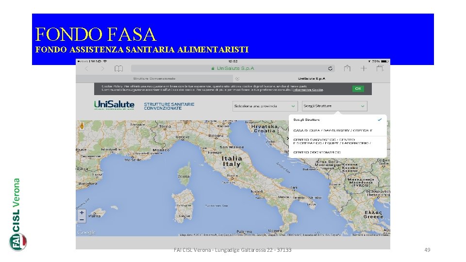 FASA FONDO ASSISTENZA SANITARIA ALIMENTARISTI RIFERIMENTO CONTRATTUALE Art