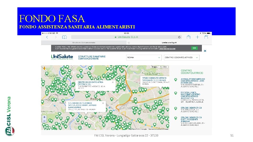 FASA FONDO ASSISTENZA SANITARIA ALIMENTARISTI RIFERIMENTO CONTRATTUALE Art