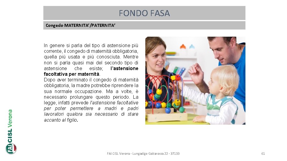 FASA FONDO ASSISTENZA SANITARIA ALIMENTARISTI RIFERIMENTO CONTRATTUALE Art
