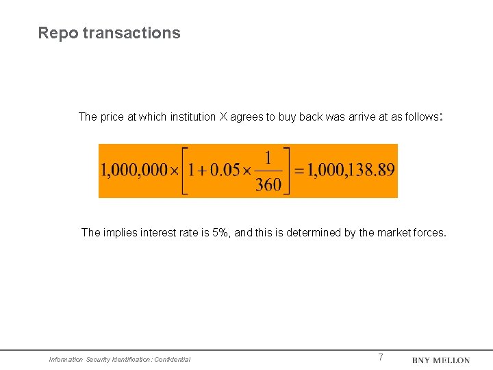 Repo and Reverse Repo Markets Domain Refresher Training