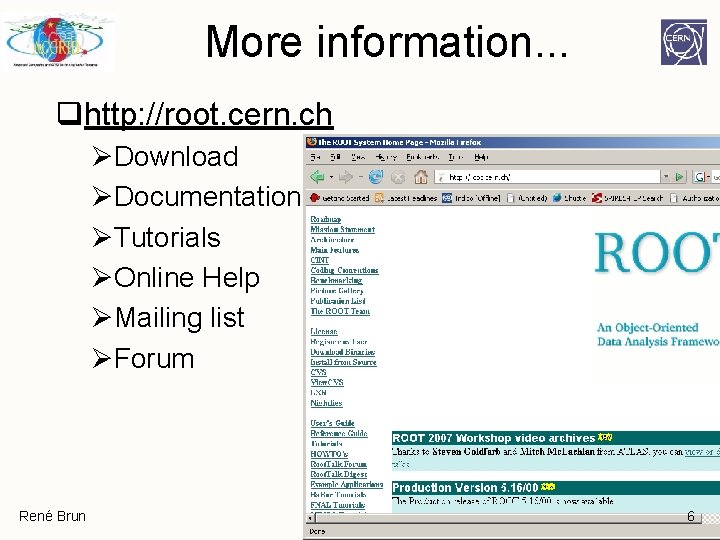 Introduction to the ROOT framework http root cern